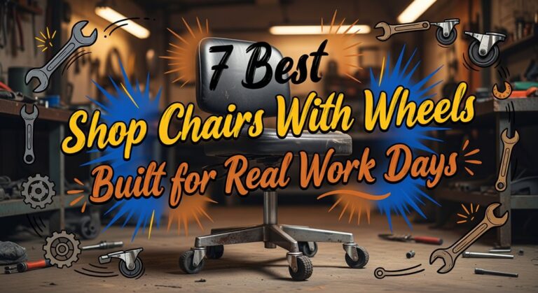 7 Best Shop Chairs With Wheels Built for Real Work Days