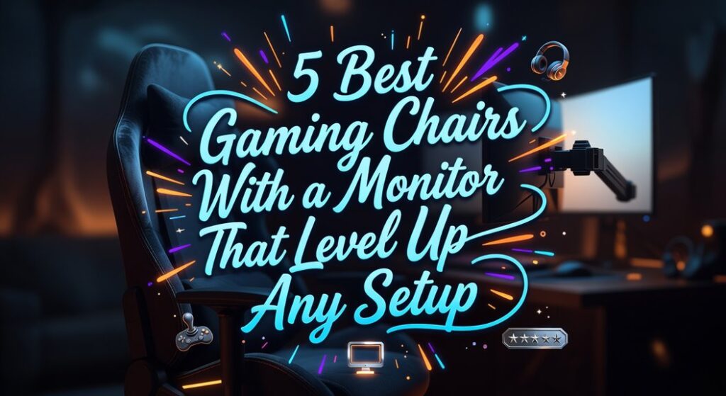 5 Best Gaming Chairs With a Monitor That Level Up Any Setup